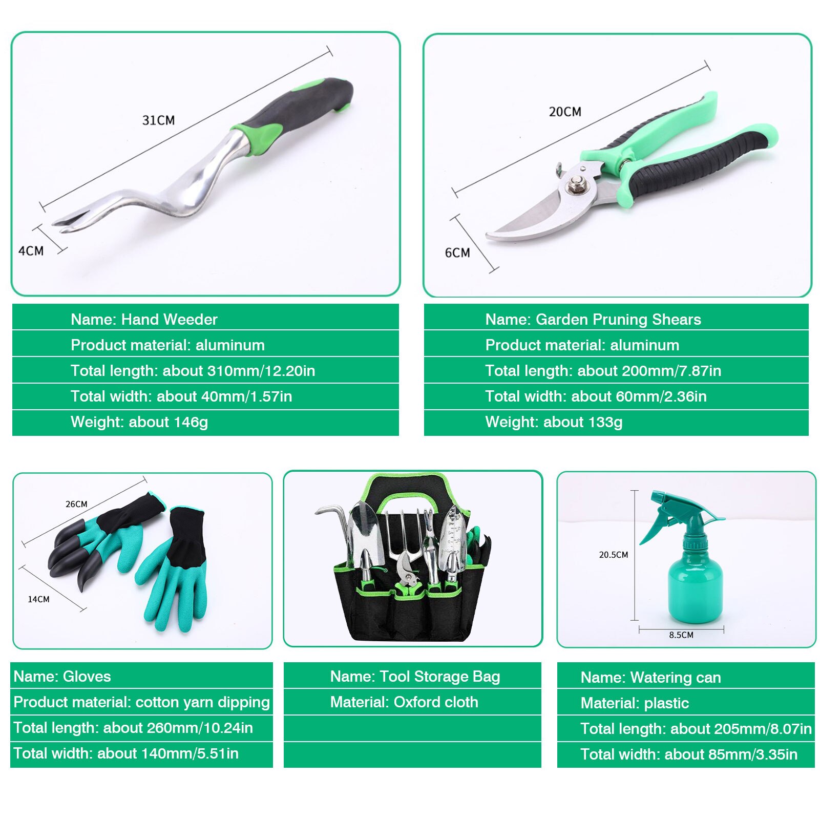 9 Piece Garden Cultivation Tool Set Gardening Set ... – Vicedeal