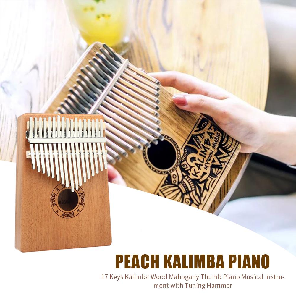 17 Keys Kalimba Beginner Finger Piano Musical Tool... – Grandado