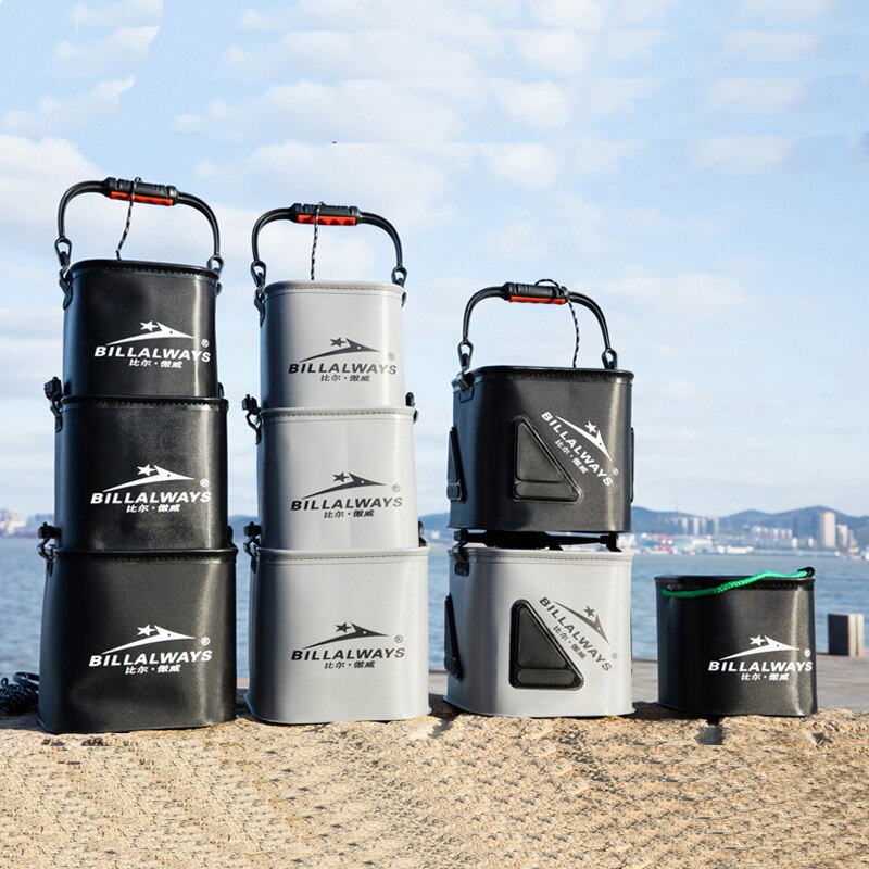 EVA Portable Folding Bucket Fishing Bucket with An... – Vicedeal