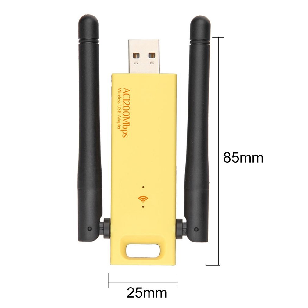 Wireless USB Adapter 1200mbps Dual Band 5Ghz 2.4Gh... – Vicedeal