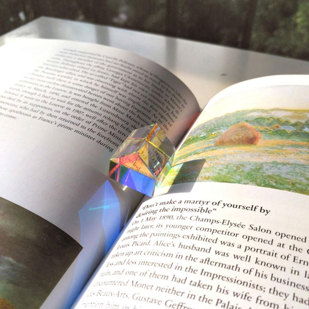 Optical RGB glass prism Colorful Prism X Cube Pris... – Grandado