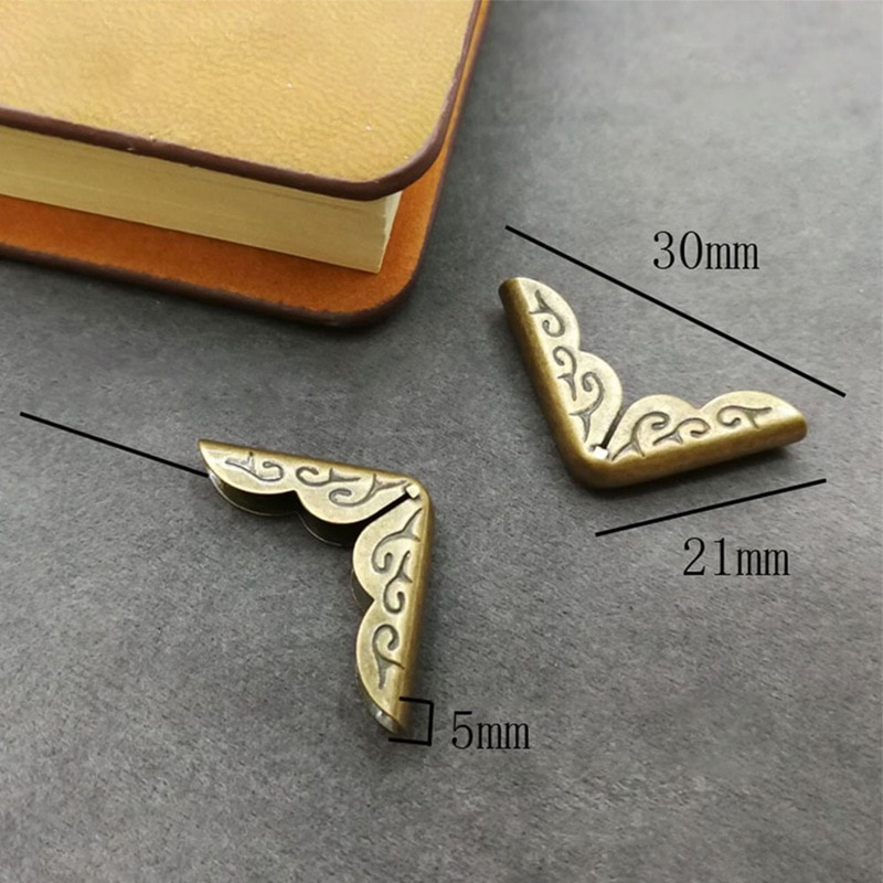 2 Pcs Collar Press Corner Protectors Metal Scrapbo... – Grandado