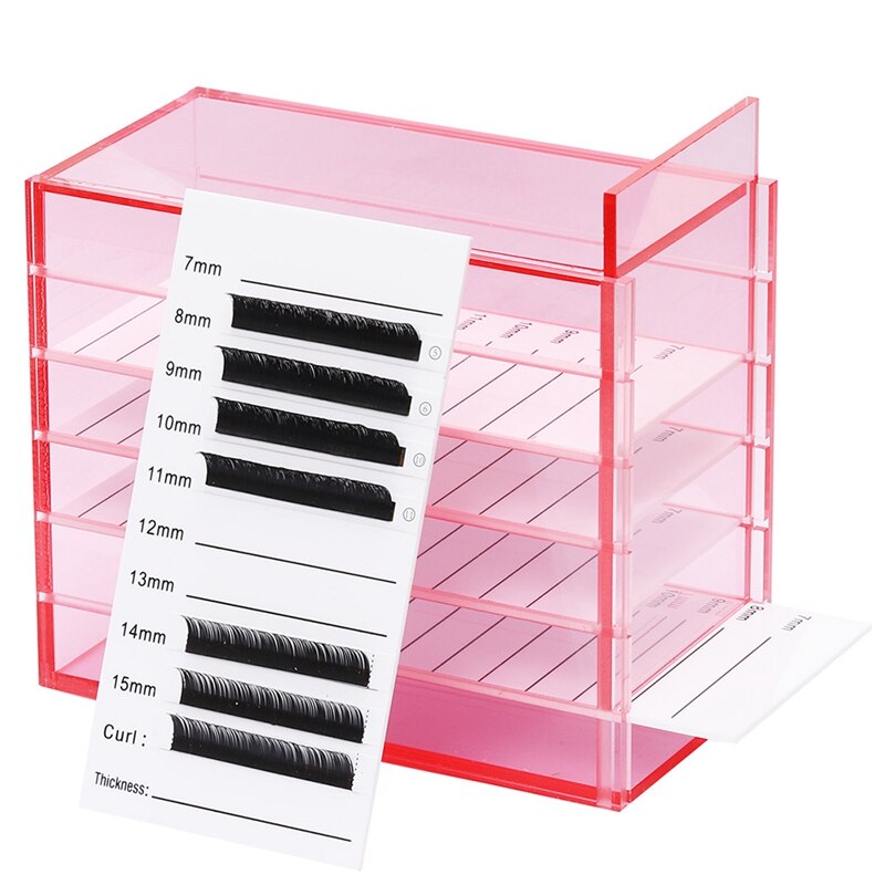 5 Layers Lash Boxes Transparent Eyelash Extension ... – Grandado