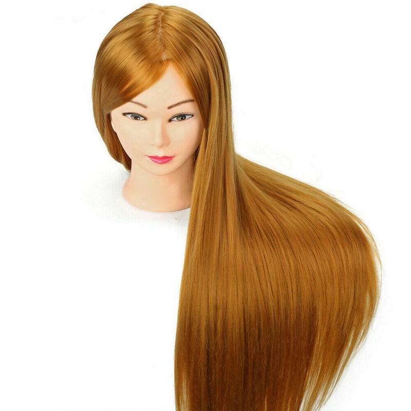 30" Hair Training Head Hairdressing Braiding Synth... – Grandado