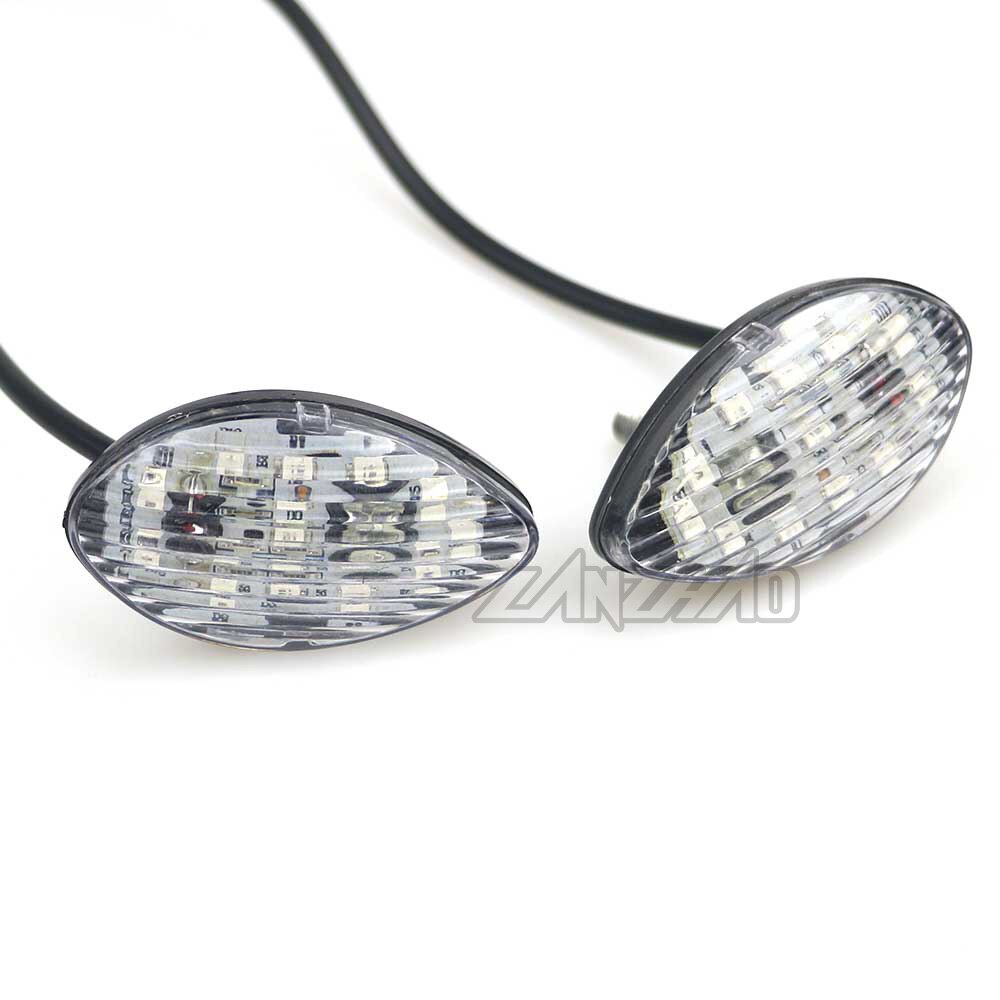 Pair Motorcycle Turn Signals Fairing Frame LED Tur... – Vicedeal