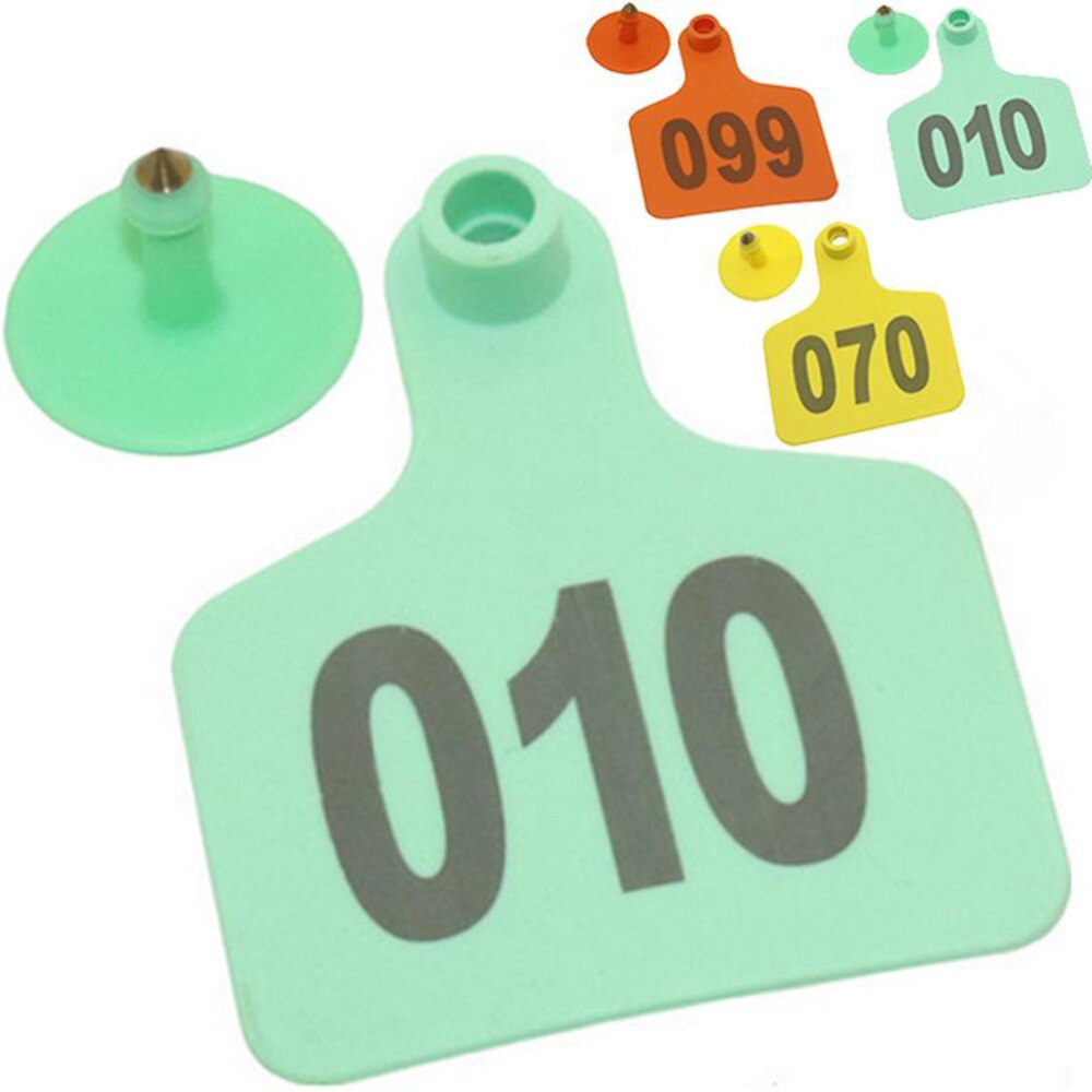 100 Pcs Farm Aniamls Cow Pig Ear Tag Signs Farm An... – Grandado