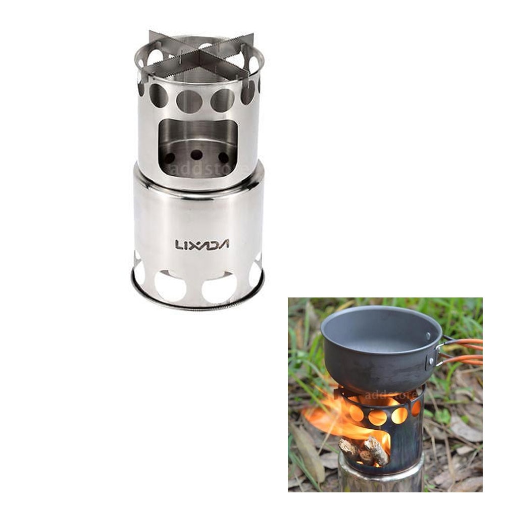 Lixada Camping Stove Outdoor Wood Stove Portable S... – Grandado