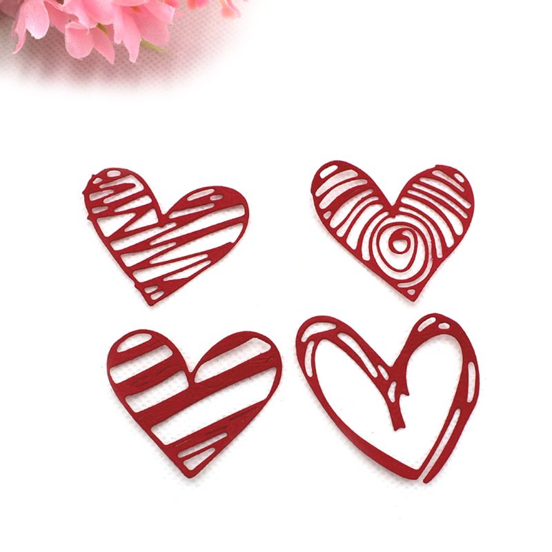 Carbon Steel Love Heart Cutting Die Embossing Sten... – Grandado