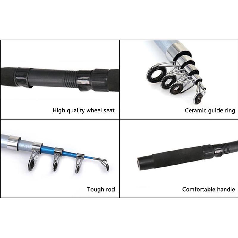 Portable Telescopic Fishing Travel Combo Fishing R... – Grandado
