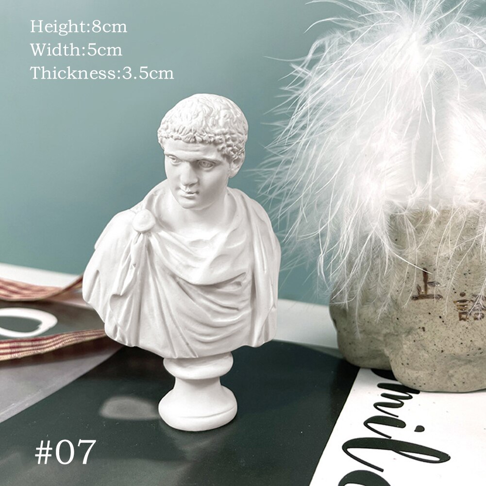 Greek Mythology Figurines Gypsum Portraits Bust Mi... – Grandado