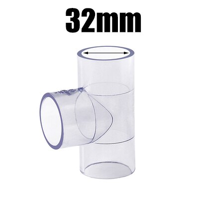 2PCS-Pack ID 20/25/32/40/50MM Transparent UPVC Pip... – Grandado
