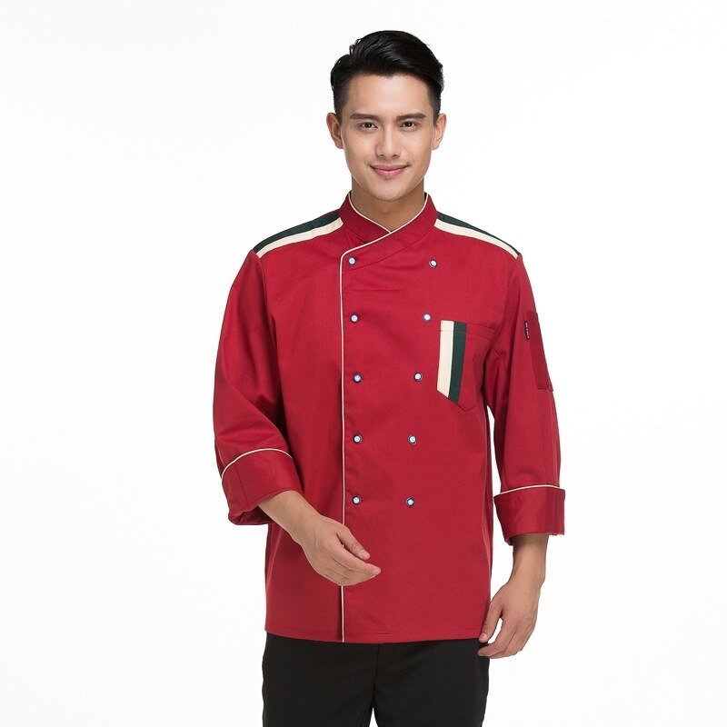 Grote maat Zomer Keuken Chef Jacket Uniformen Lang... – Vicedeal