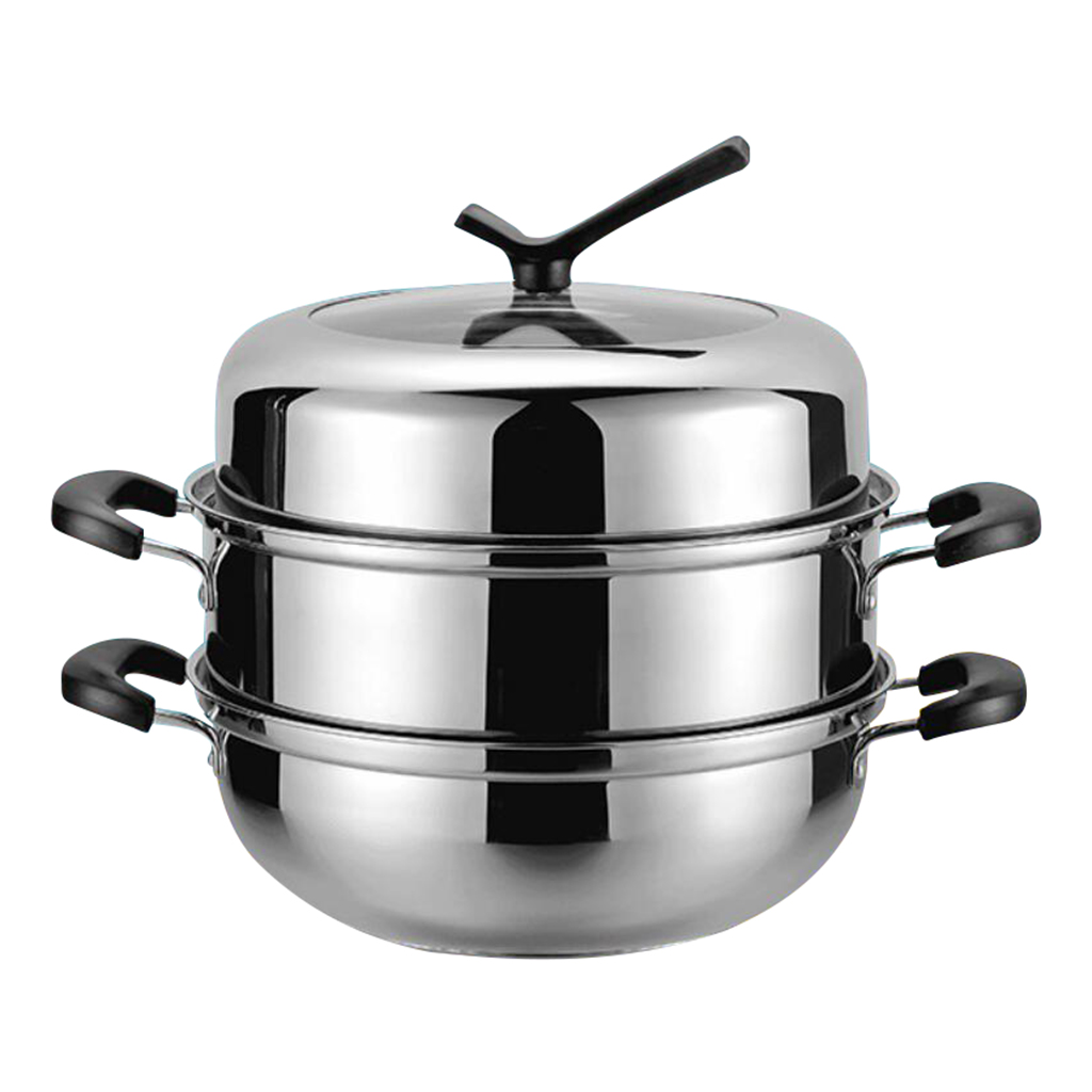 3 Layer Stainless Steels Vegetable Meat Food Food ... – Grandado