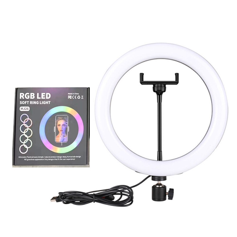 Rgb Led Selfie Ronde Licht Usb Ringlicht Met Telef... – Grandado