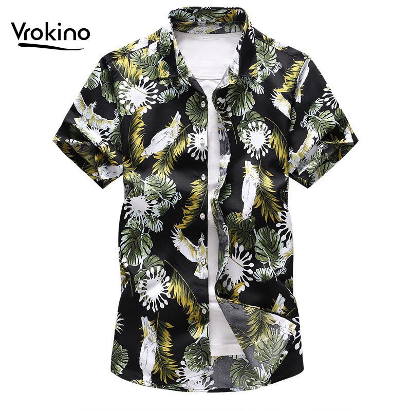 Zomer Stijl 5XL 6XL 7XL mannen Casual Hawaiian Blo... – Vicedeal
