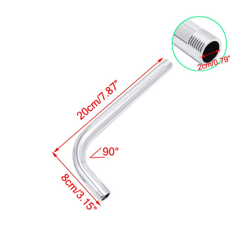 Thread G1/2 Stainless Steel Wall Mounted Tube Rain... – Vicedeal