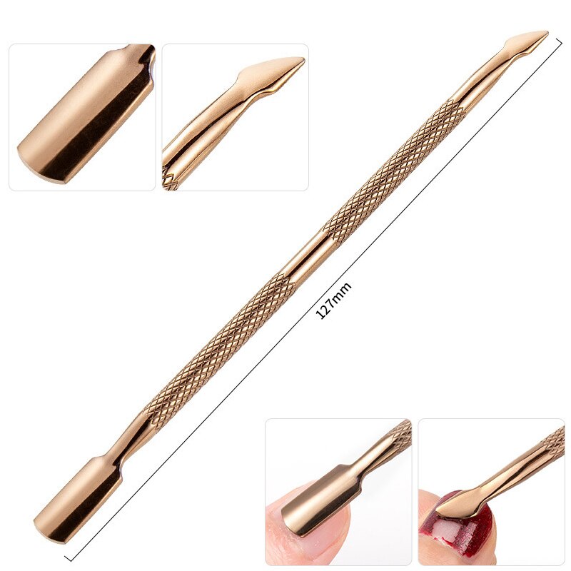 1Pcs Cuticle Pushers Double Head Rvs Nail Cuticle ... – Vicedeal