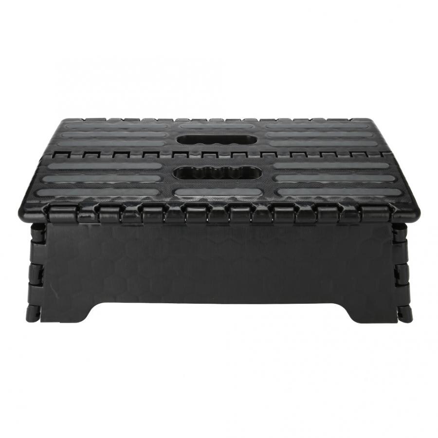 Portable Folding Step Stool Black Step Ladder for ... – Grandado
