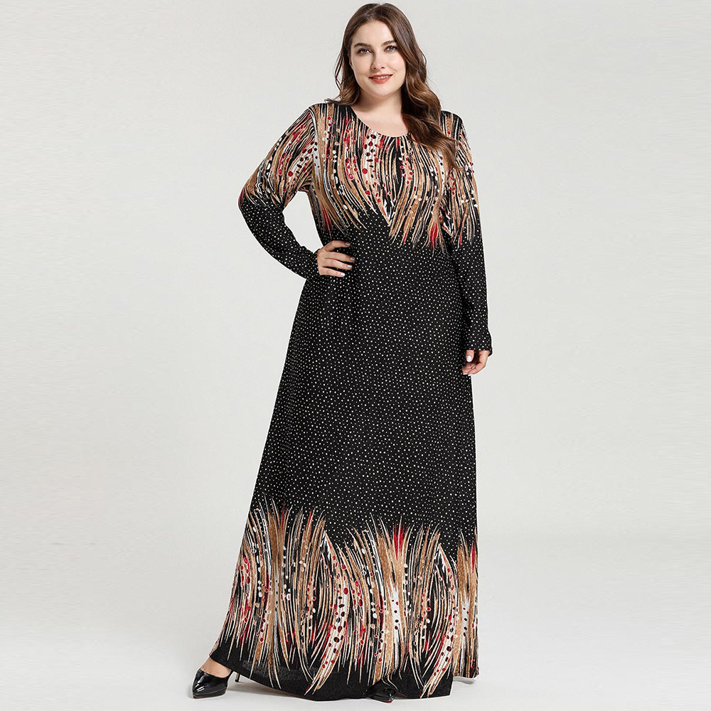Ramadan Plus Size Arabic Abaya Hijab Muslim Long D... – Grandado