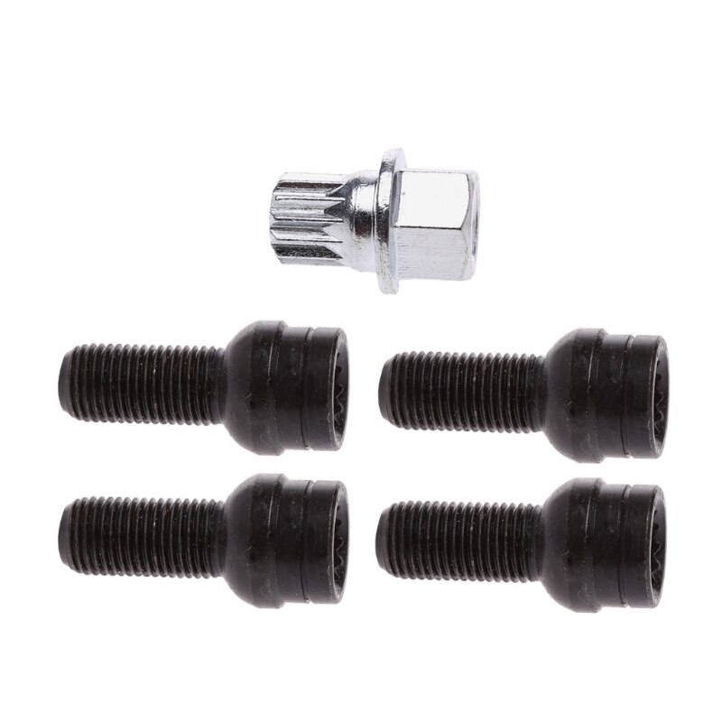 4+1 Wheel Bolt Lock Lug Nut Set With Key – Grandado