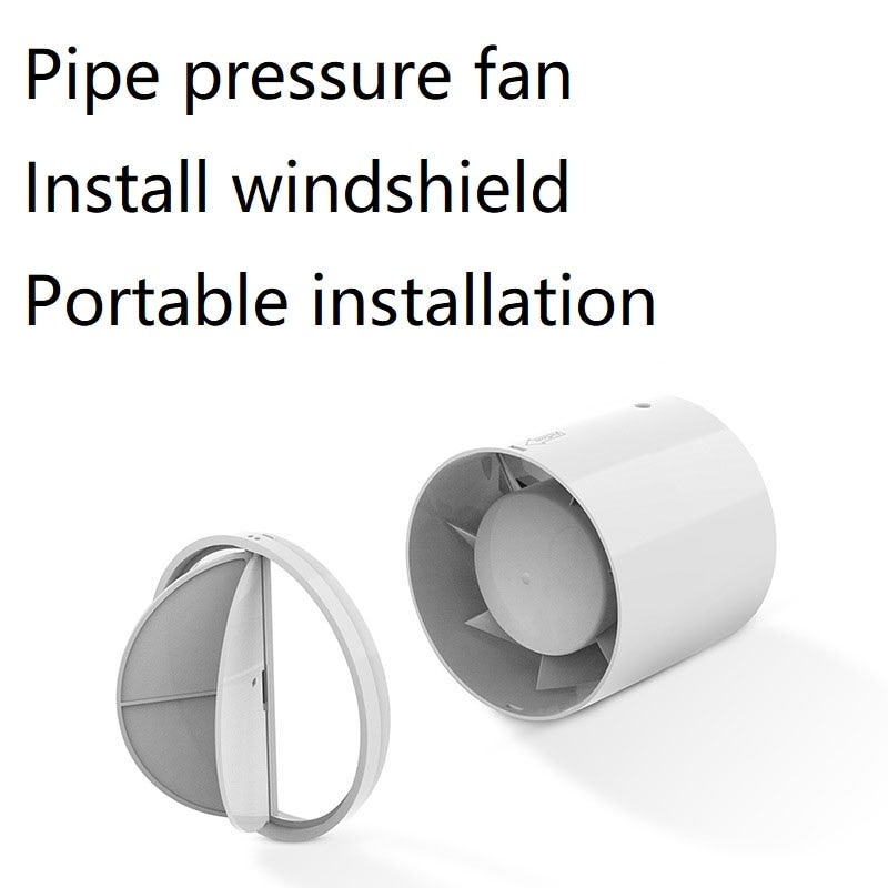 4 inch inline duct fan ventilator air extractor fa... – Vicedeal