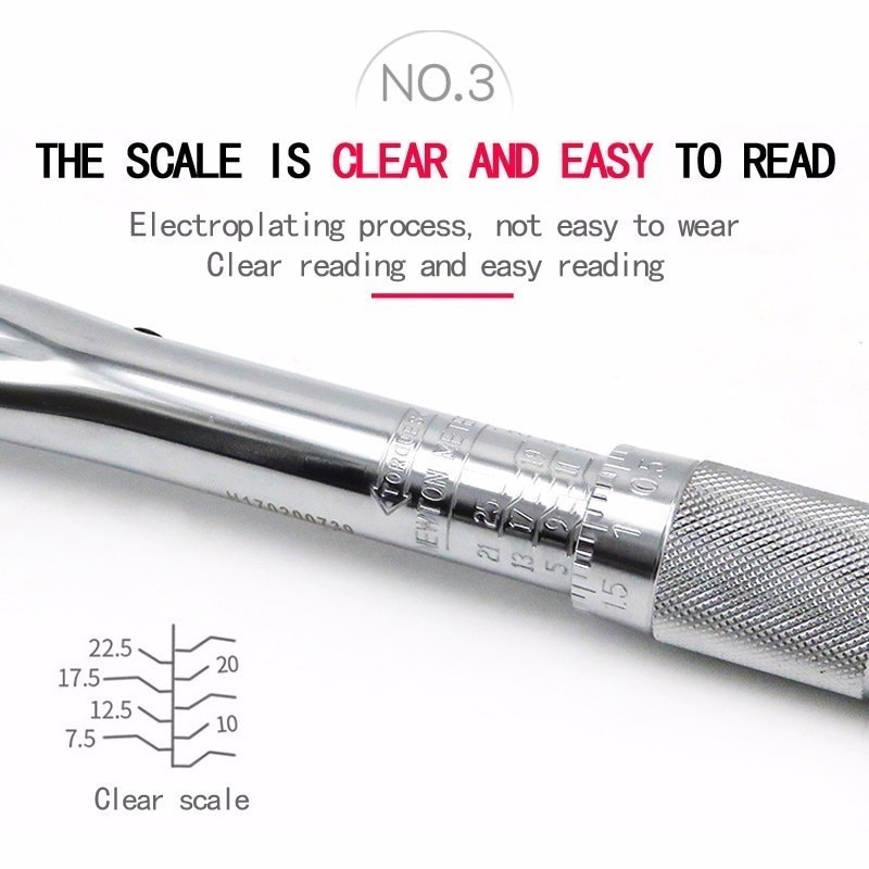 1/4 3/8 1/2The Torque Wrench Drive 5-25 Nm Two - W... – Grandado