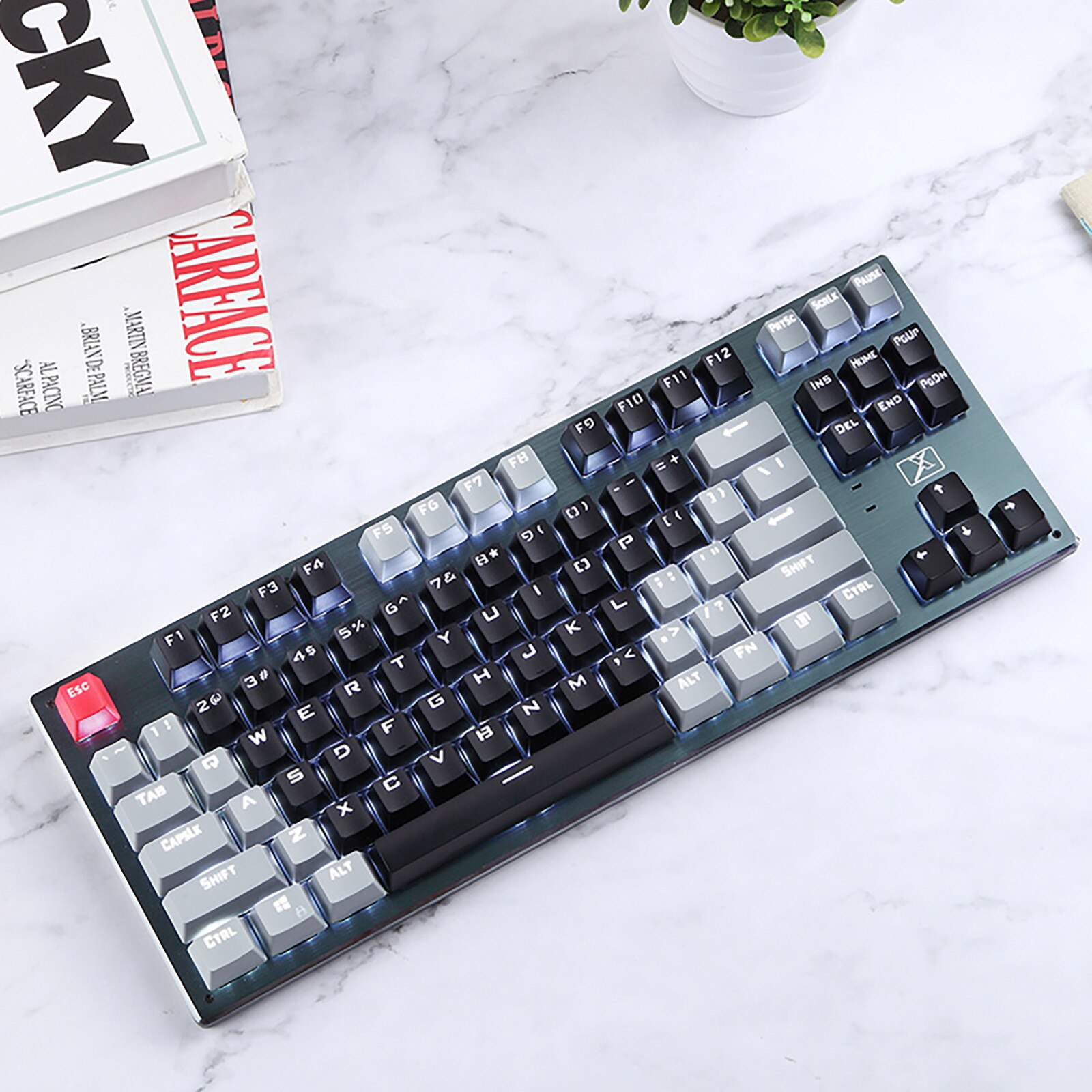 Mechanical Keyboard 87 Keys Bluetooth Usb Wireless... – Vicedeal