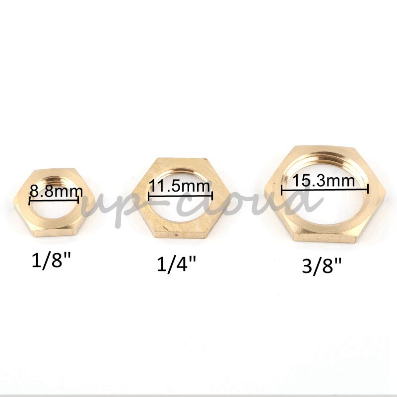 5 stk messing 1/8 " 1/4 " 3/8 " 1/2 " 3/4 " 1 " 1.... – Grandado