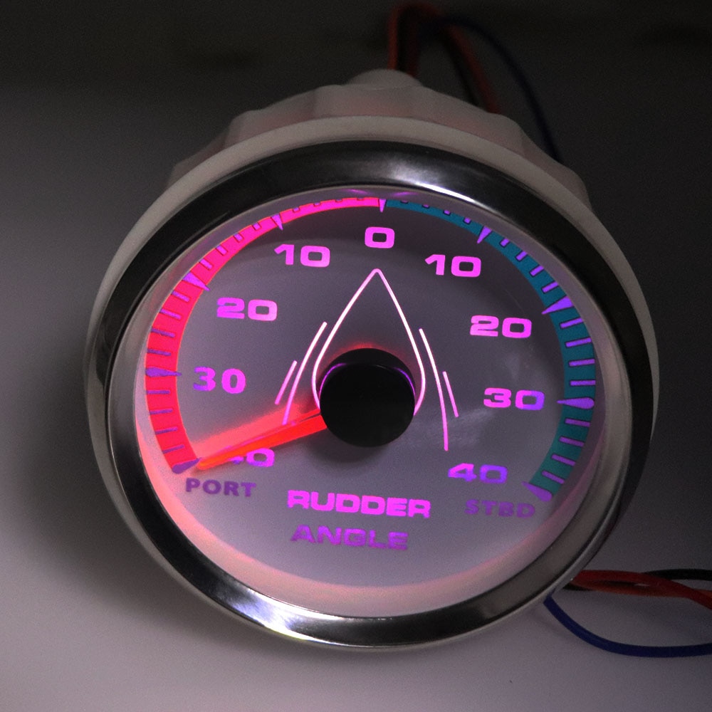 Boat Marine 85mm Rudder Angle Indicator 0-190 ohm ... – Vicedeal