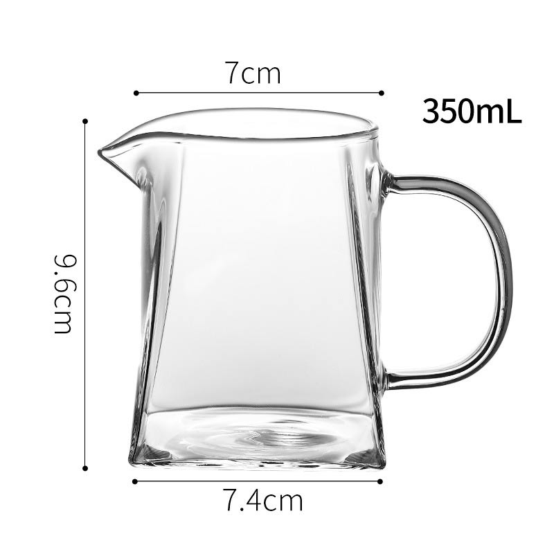 350/610ml Heat-Resisting Glass Coffee Pot Square M... – Vicedeal