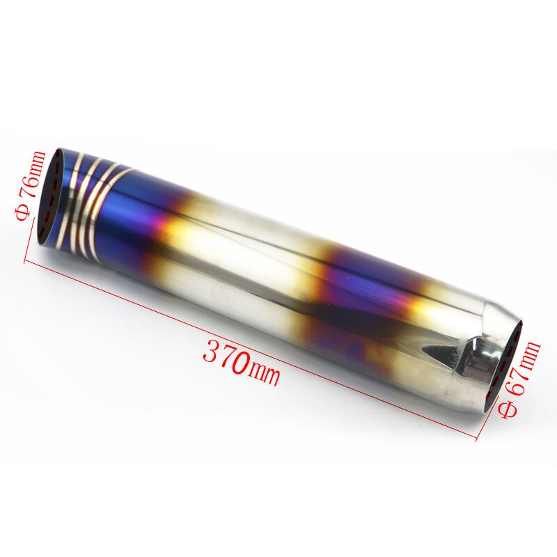 Universal Blue Burned Stainless Steel Car Exhaust ... – Vicedeal