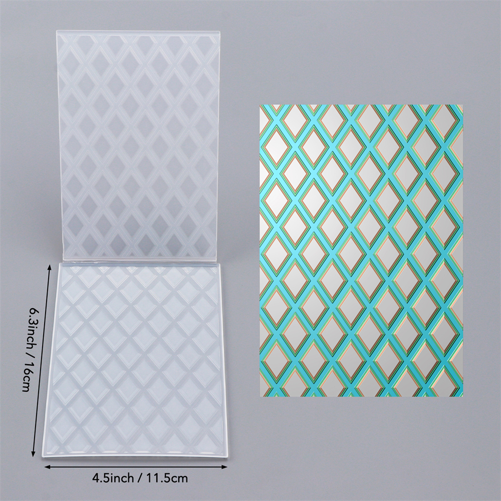 Tiny Heart Scallop Tufted 3D Embossing Folder Back... – Vicedeal
