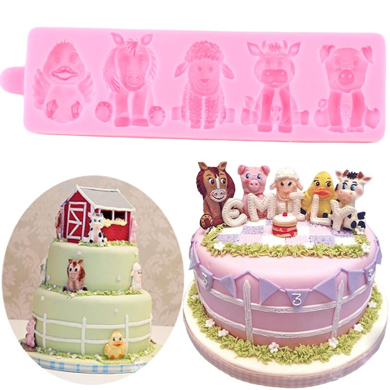 Cute Animal Silicone Molds Leaf Chocolate Fondant ... – Grandado