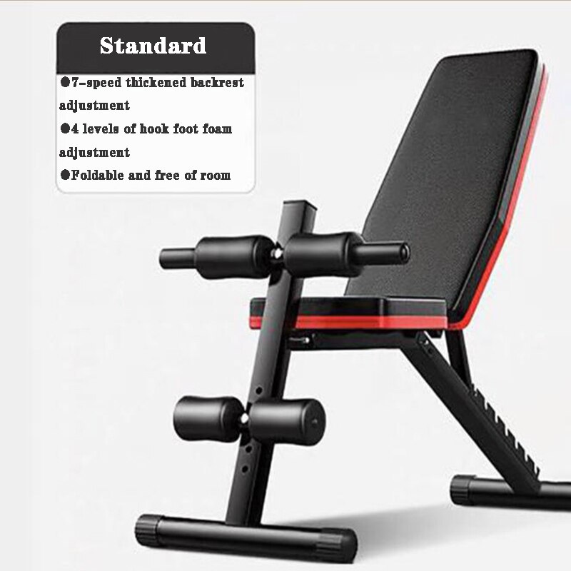 multifunctional folding dumbbell bench, adjustable... – Grandado