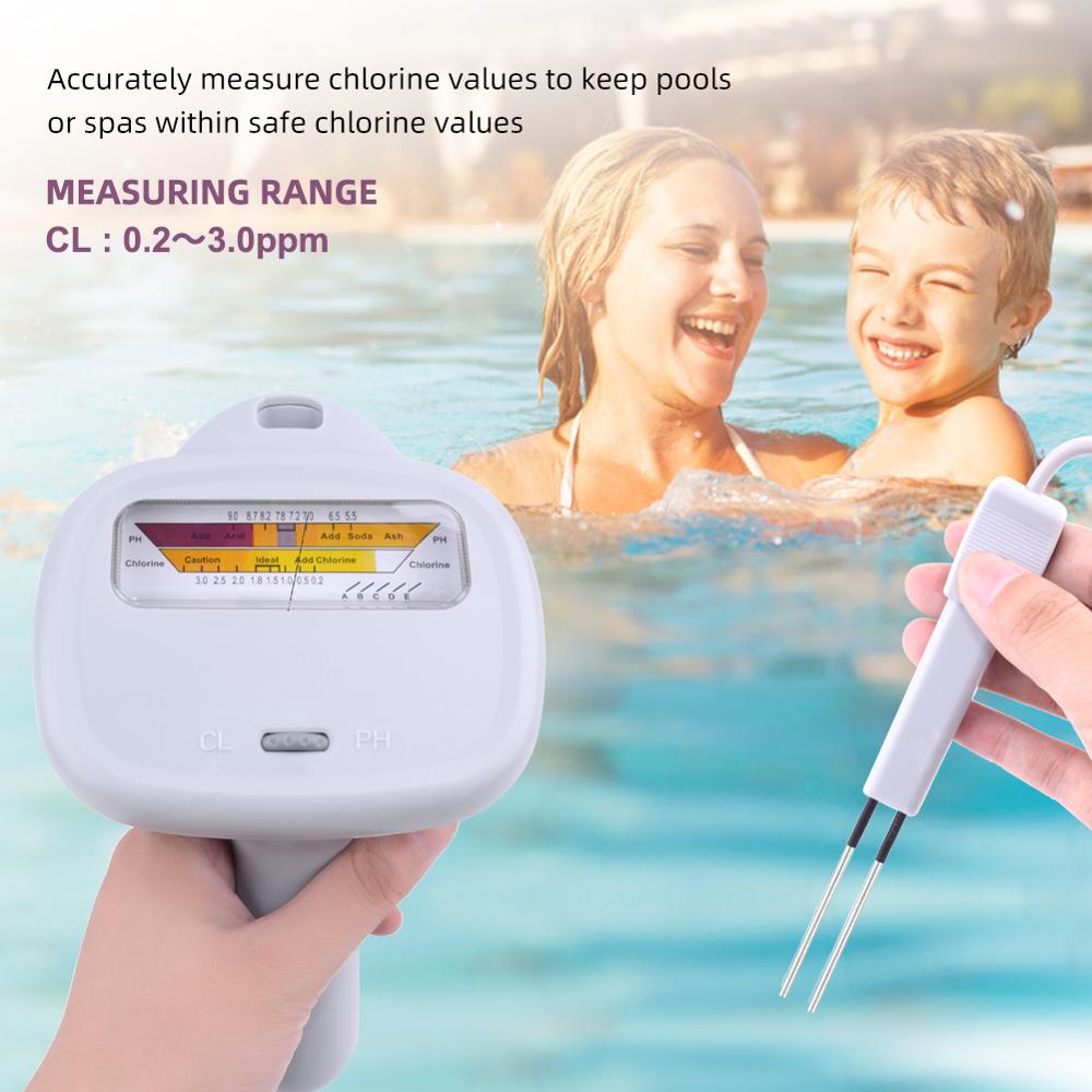 yieryi CL Tester 2 in 1 Water PH Chlorine PC-104 P... – Grandado