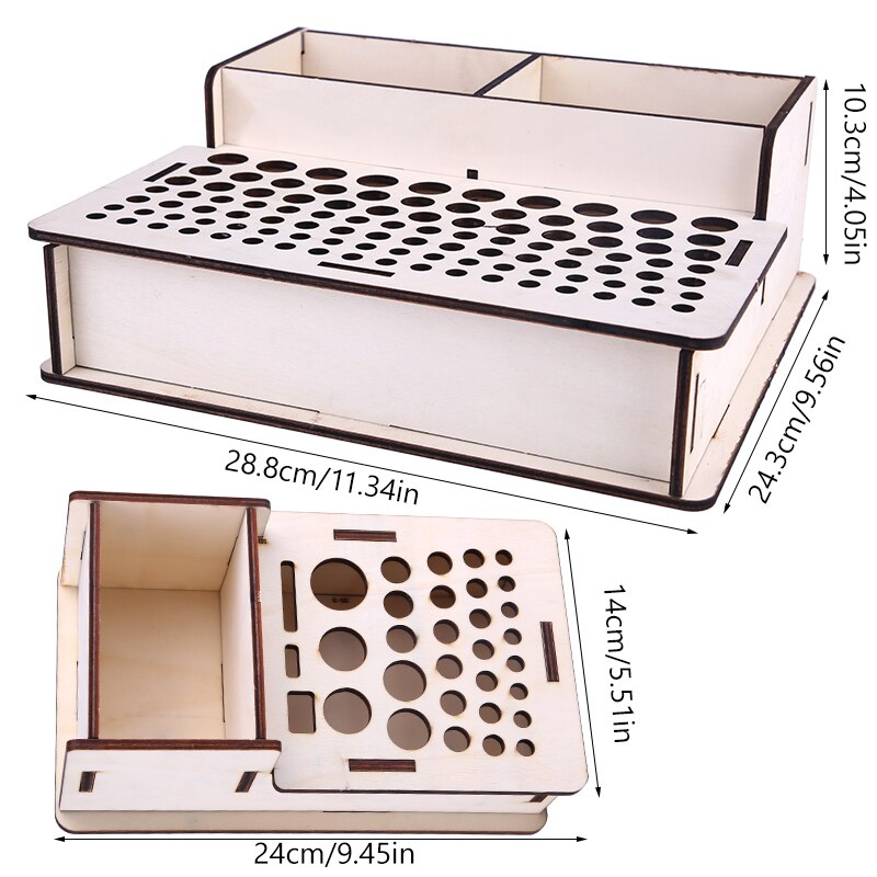 MIUSIE 1 Pc Wooden Stand Holder Leather Tools Hold... – Grandado