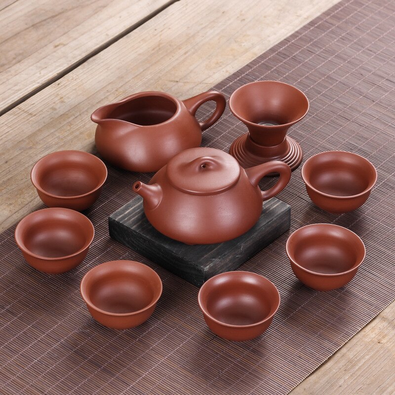 Authentic Yixing Purple Sand Tea Set Travel Portab... – Grandado