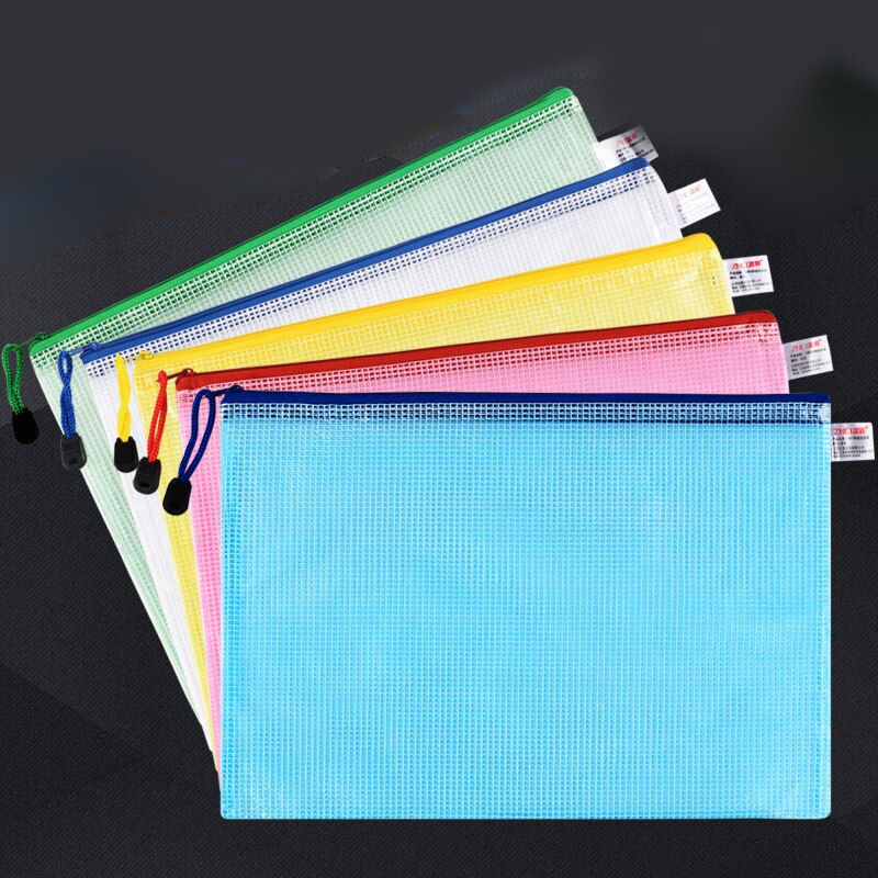10PCS/Lot A4 Waterproof grid Plastic Zipper Paper ... – Vicedeal
