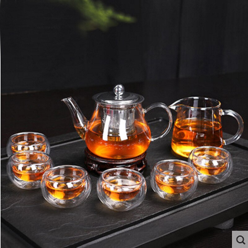 High Borosilicate GlassTea Set Set Heat-resistant ... – Vicedeal
