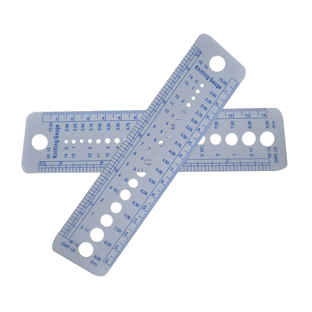 DIY Advanced Plastic Yarn Ruler Ruler Tool Gauge N... – Vicedeal