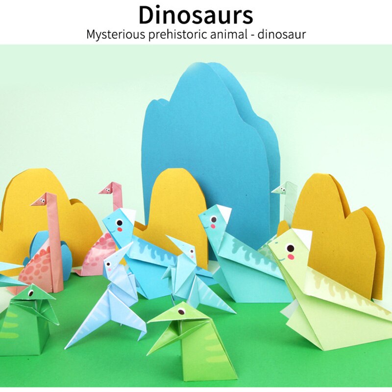 200pcs Cartoon Animal Origami Paper Folding Kids C... – Grandado