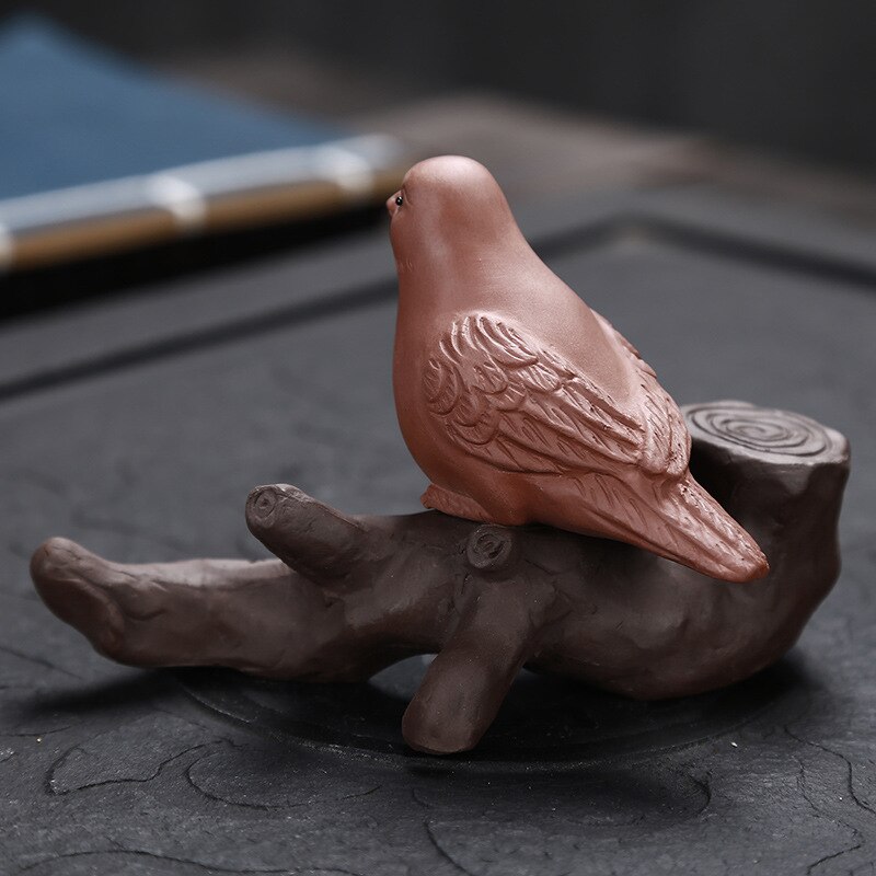 Nytårnyt 1 styk lilla ler fugl maskot te kæledyr t... – Grandado