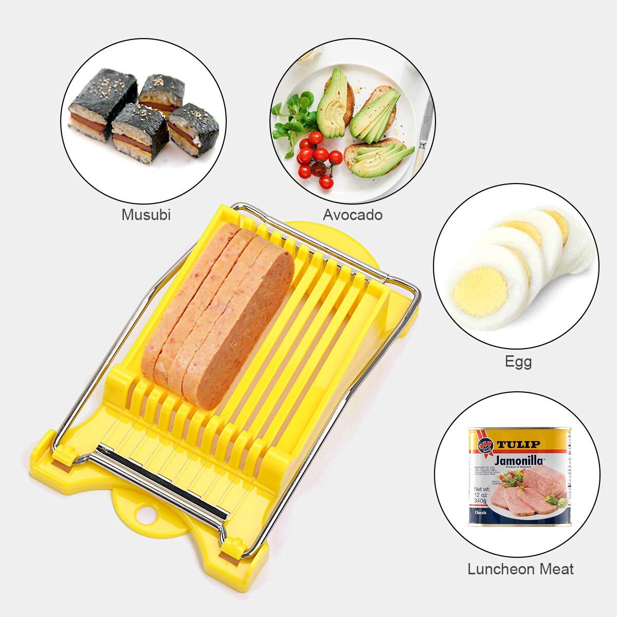 Luncheon Meat Slicer Egg Slicer Musubi Kitchen Too... – Vicedeal