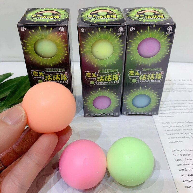 Squeeze Luminous Sticky Ball Sensory Fidget Dough ... – Grandado