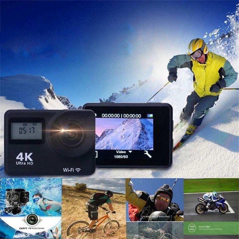 4K Action Camera WIFI Press Sn 8MP 30M Waterproof ... – Grandado