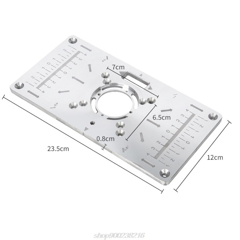 Table Plate Insert Aluminum Alloy Engraving Router... – Vicedeal
