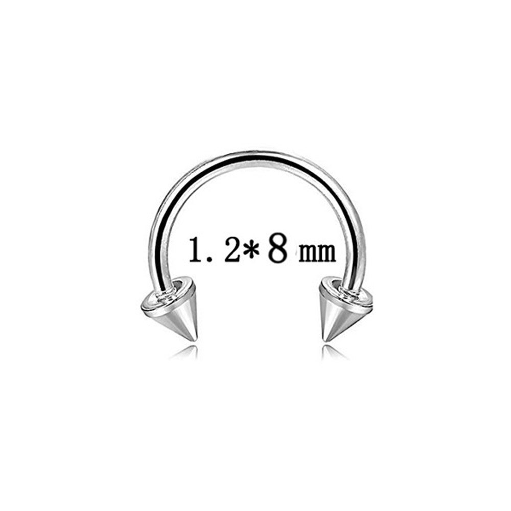 2PCS Steel Segment Rings Piercing Ear Tragus Cartl... – Grandado