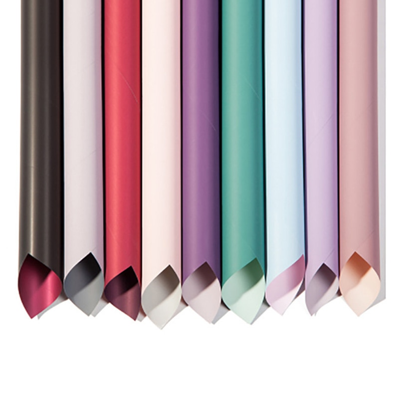 20pcs/lot Square Flower Wrapping Paper Bouquet Flo... – Vicedeal