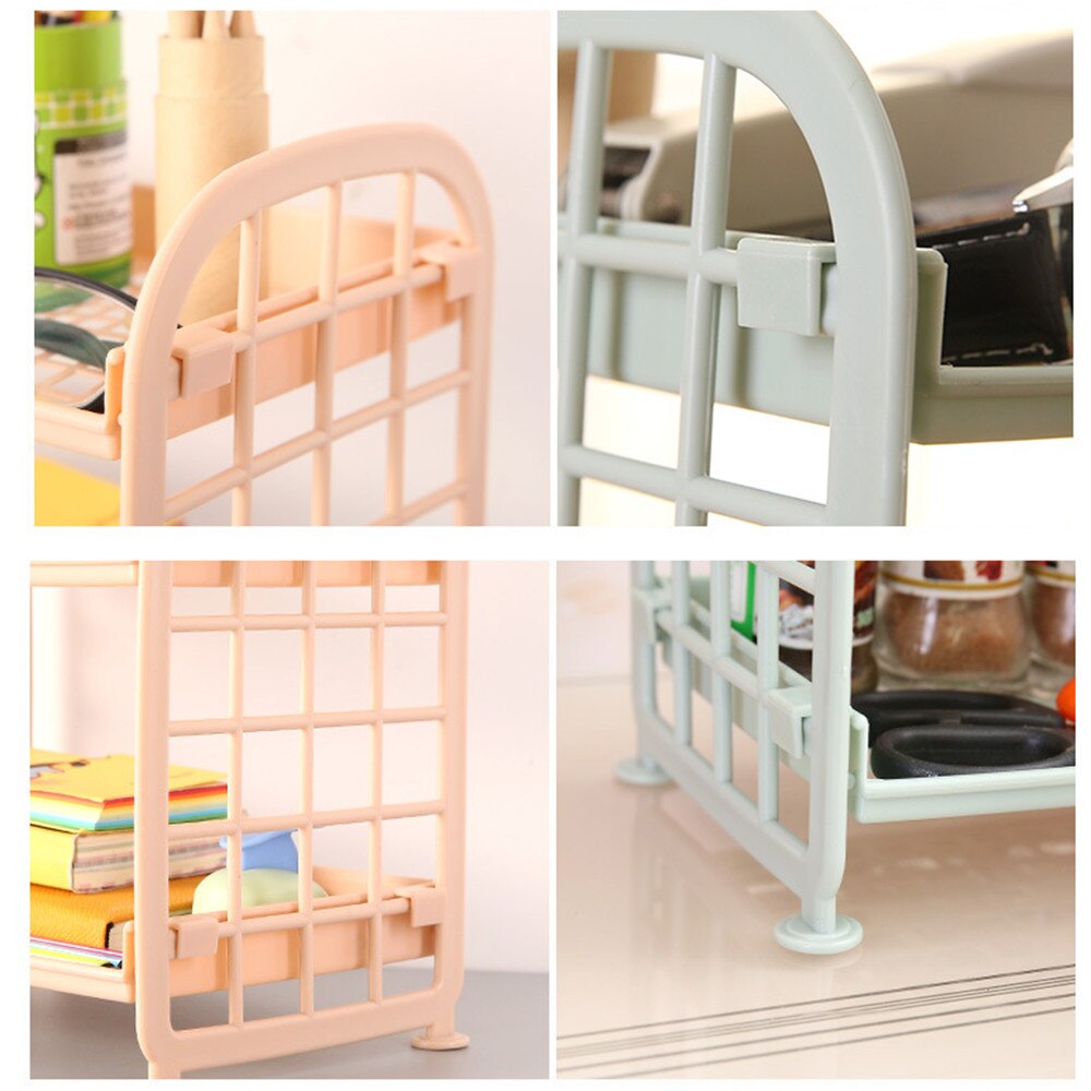 Plastic Opbergrek Badkamer Accessoires 2 Tier Plan... – Vicedeal