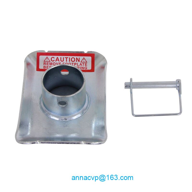 Removabl 2" Round Leg Trailer Jack Foot Plate... – Vicedeal